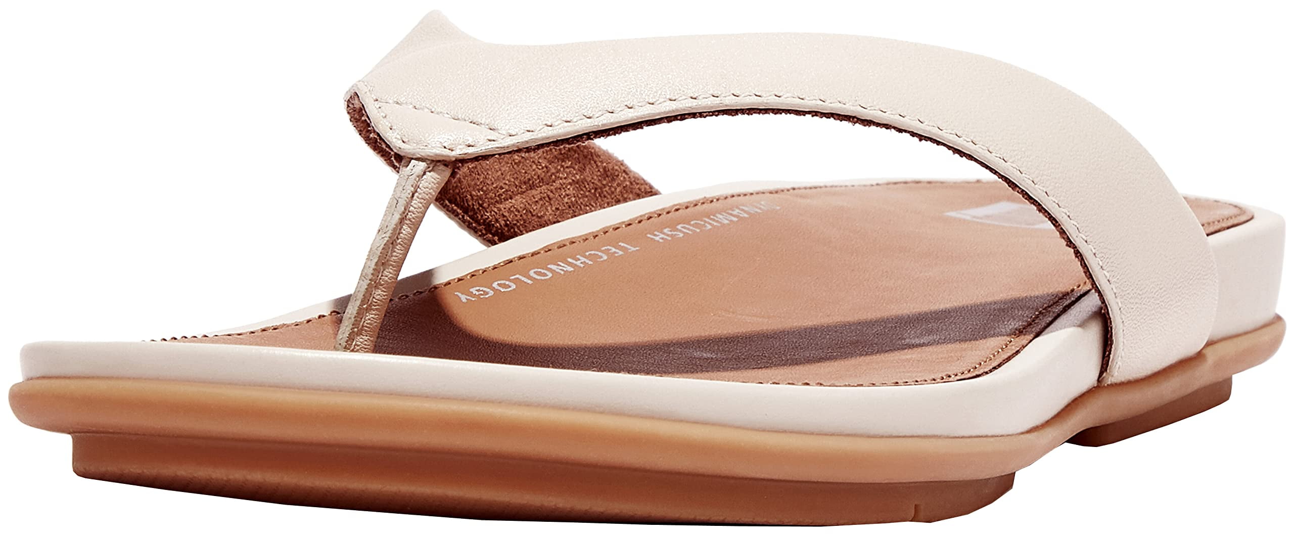 FitFlop Women's Gracie Leather FLIP-Flops (Stone Beige, 6) - Walmart.com