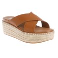 FitFlop Womens Eloise Leather Cross Strap Wedge Sandals - Walmart.com