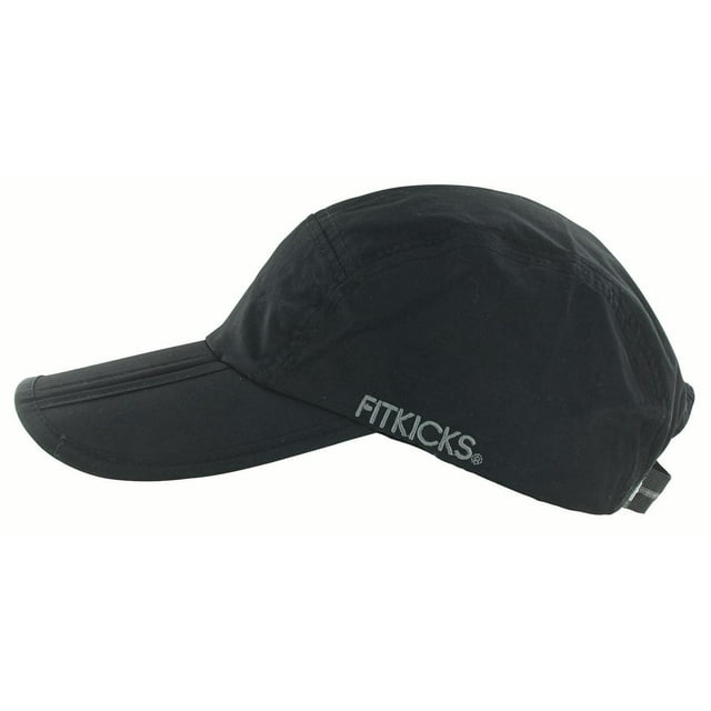 FitKicks Folding Cap - Black - Walmart.com
