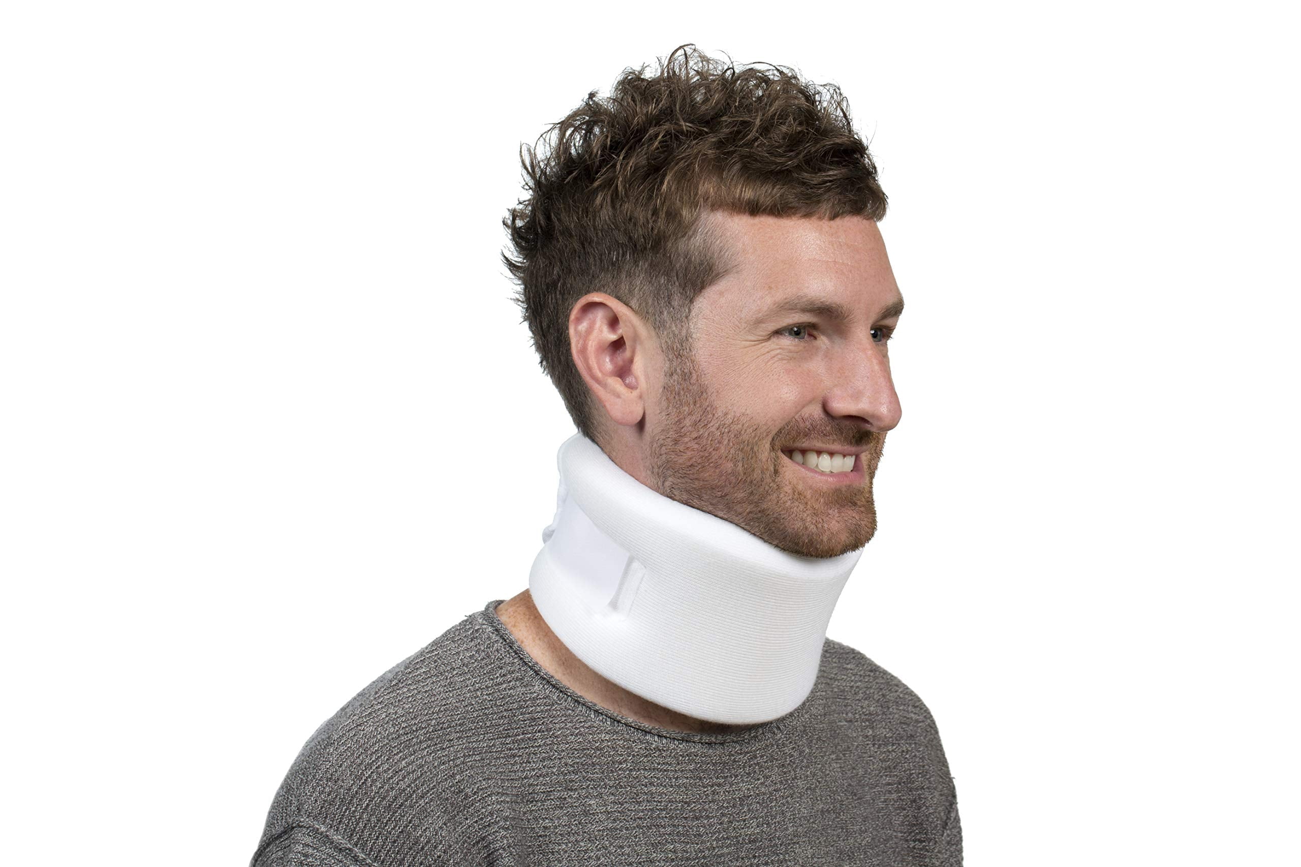 FitPro 3" Foam Cervical Collar, Exclusive Brand, White -FP10003 3 Inch ...