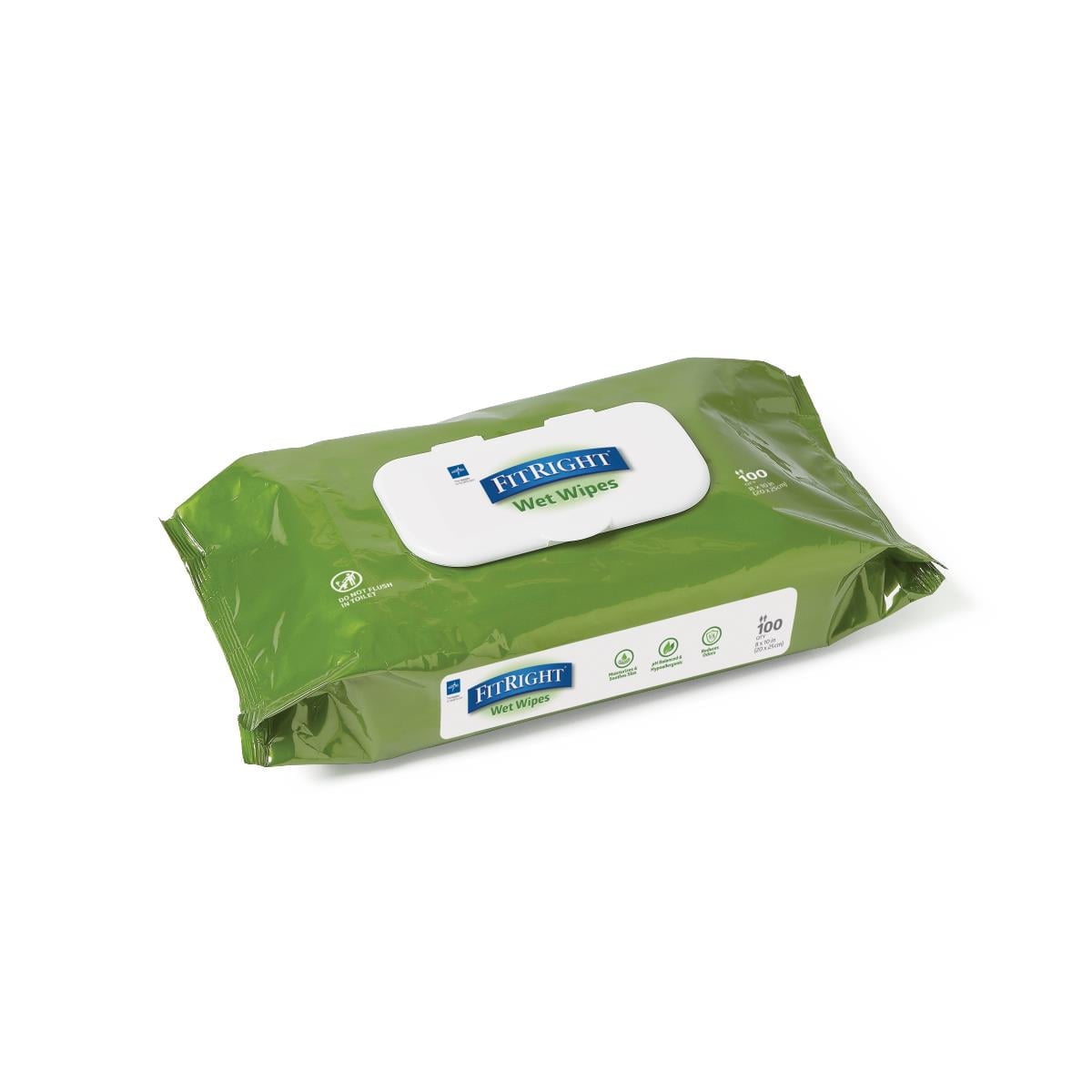 FitRight Aloe Personal Adult Cleansing Wipes, Scented, Body Wipes, 100 ...