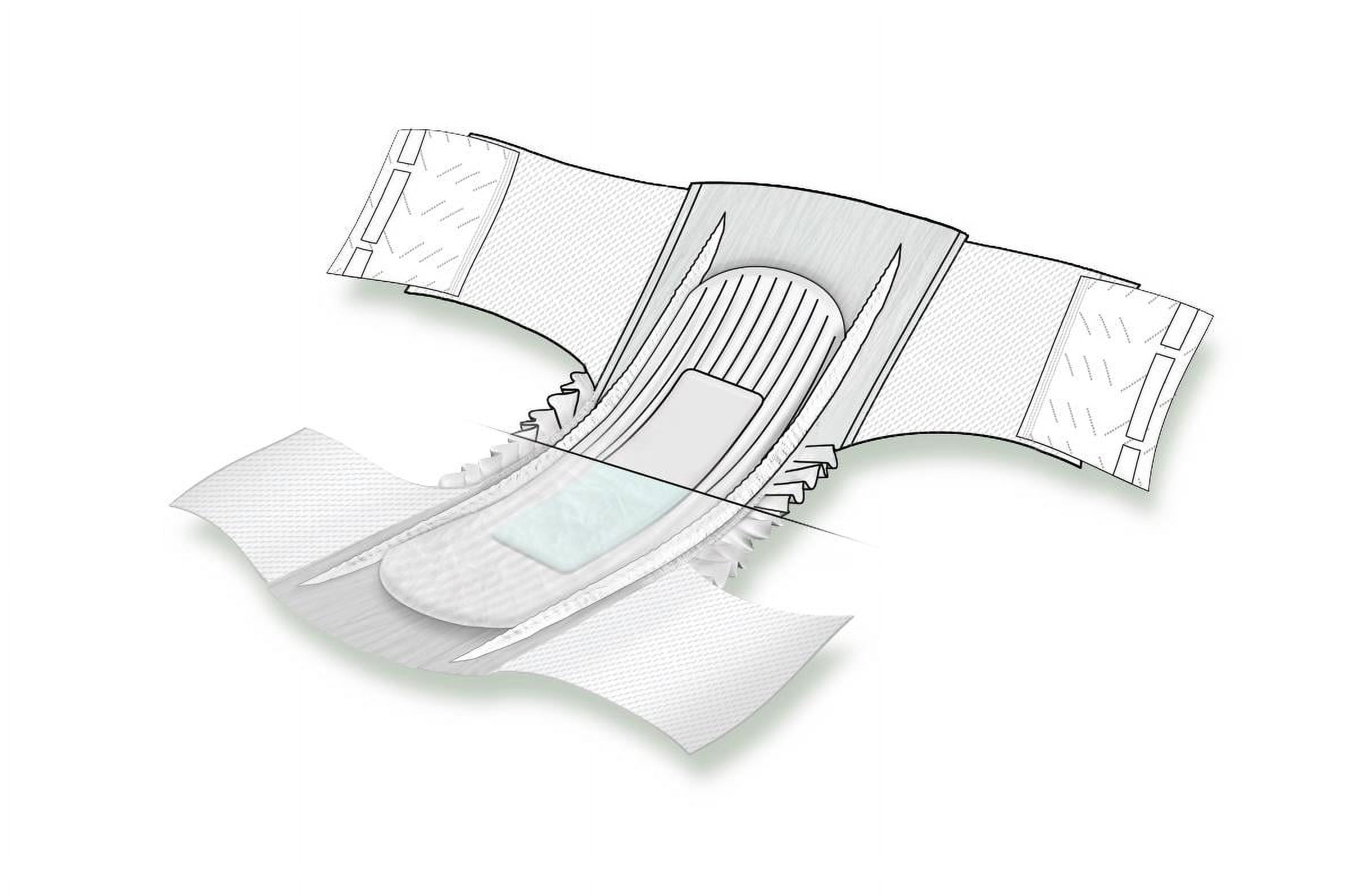 FitRight Extended Wear Stretch Briefs, Overnight Adult Diapers with ...