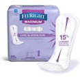 FitRight Adult Personal Incontinence Bladder Pads, Maximum Absorbency ...