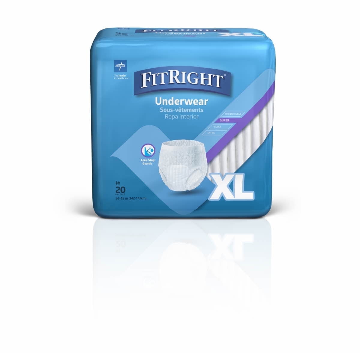 FitRight Super Protective Unisex Disposable Diapers, Pull Ups, XL, 80 ct, Maximum Absorbency ...