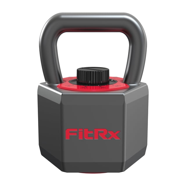 FitRx SmartStack Wide Handle Adjustable Kettlebell for Home Gym ...