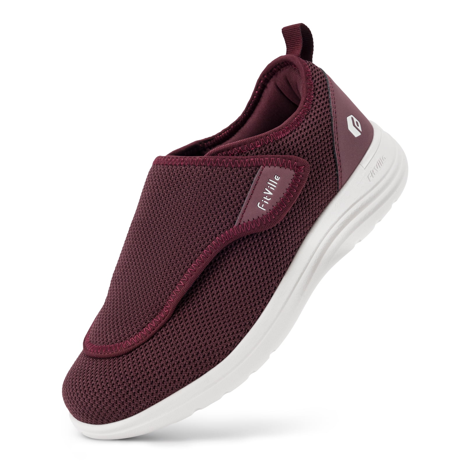 FitVille Diabetic Shoes for Women Extra Wide Walking Shoes for Swollen ...