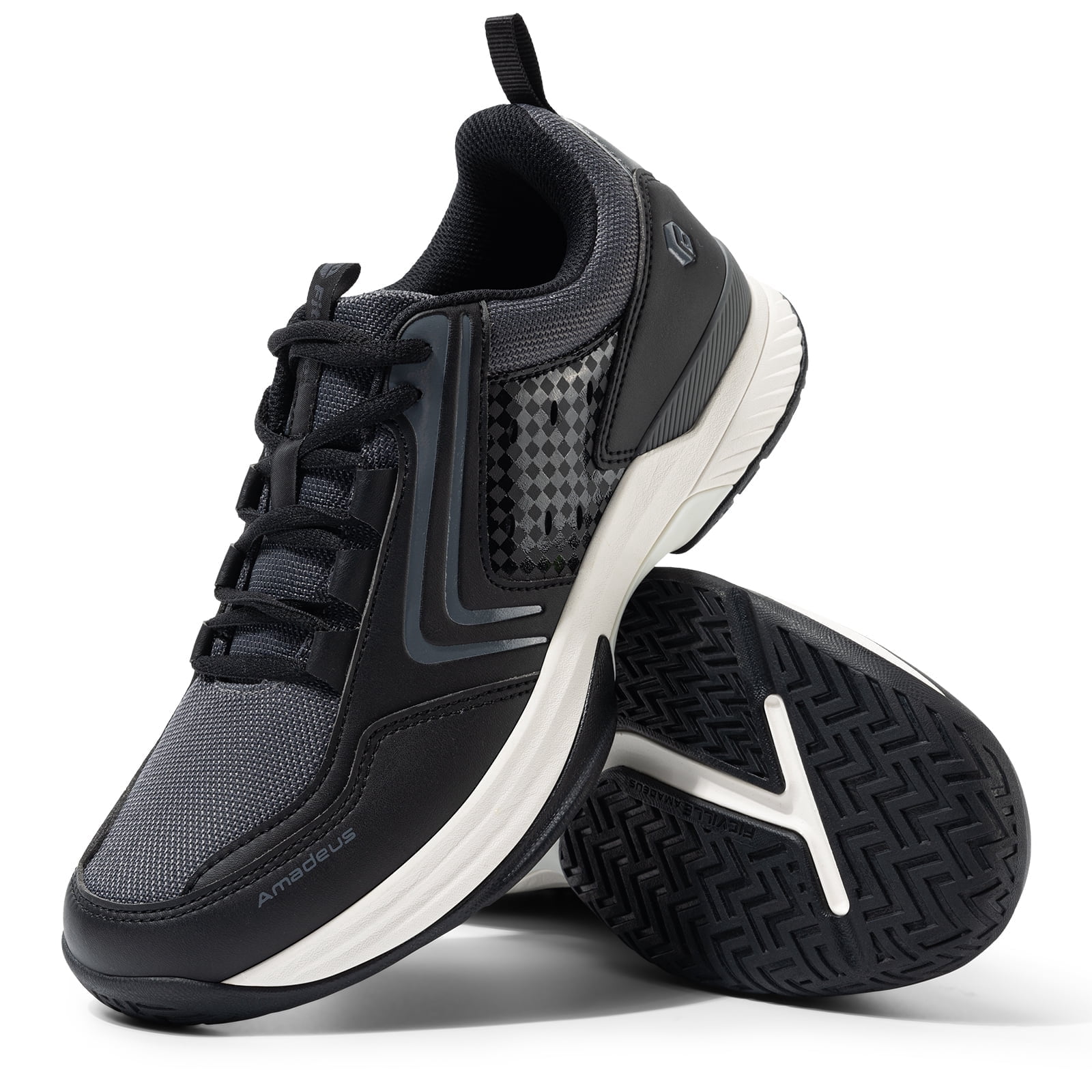FitVille Mens Tennis Shoes Pickleball Shoes Sneakers, Athletic Shoes ...