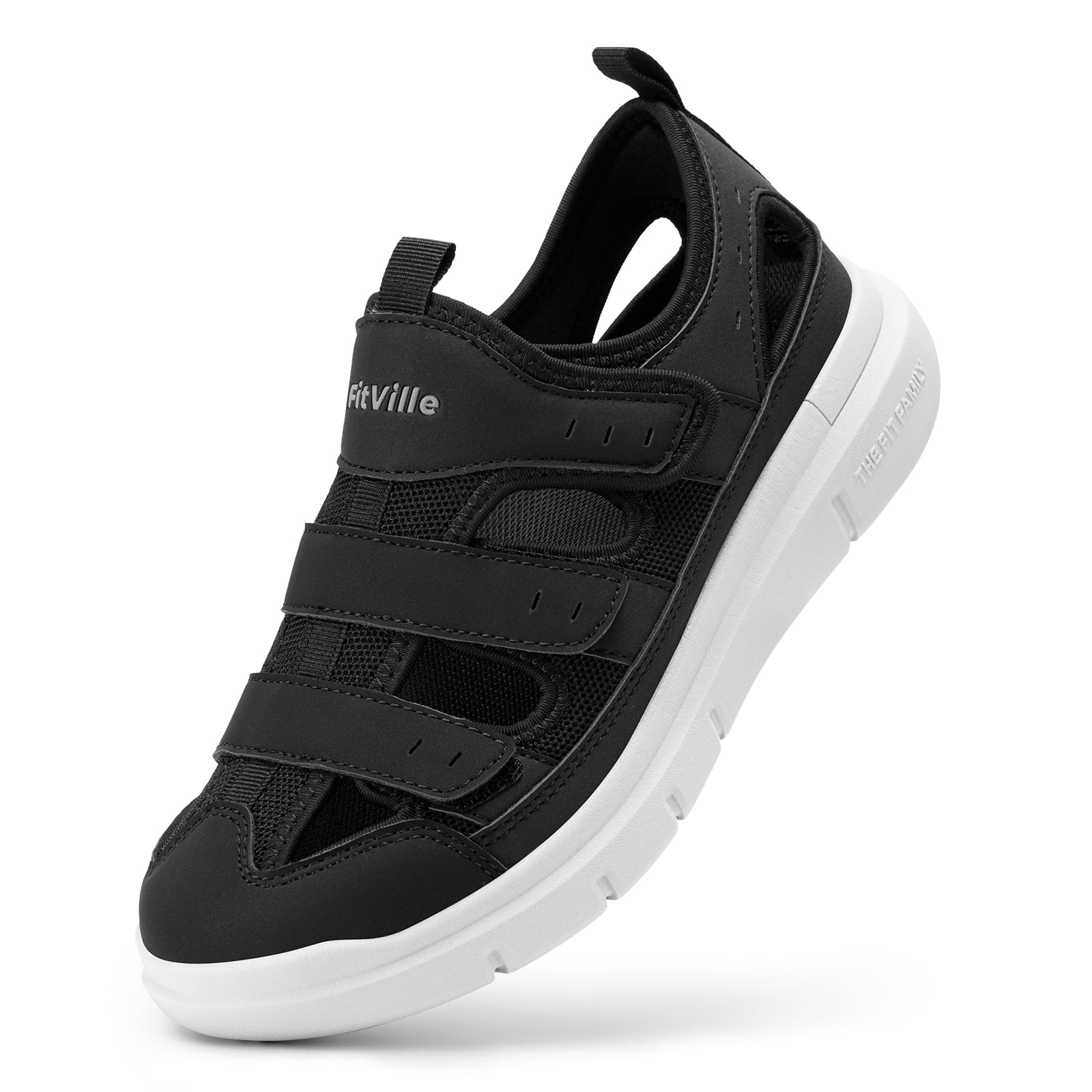 FitVille Wide Diabetic Sandals for Men with Arch Support Adjustable ...