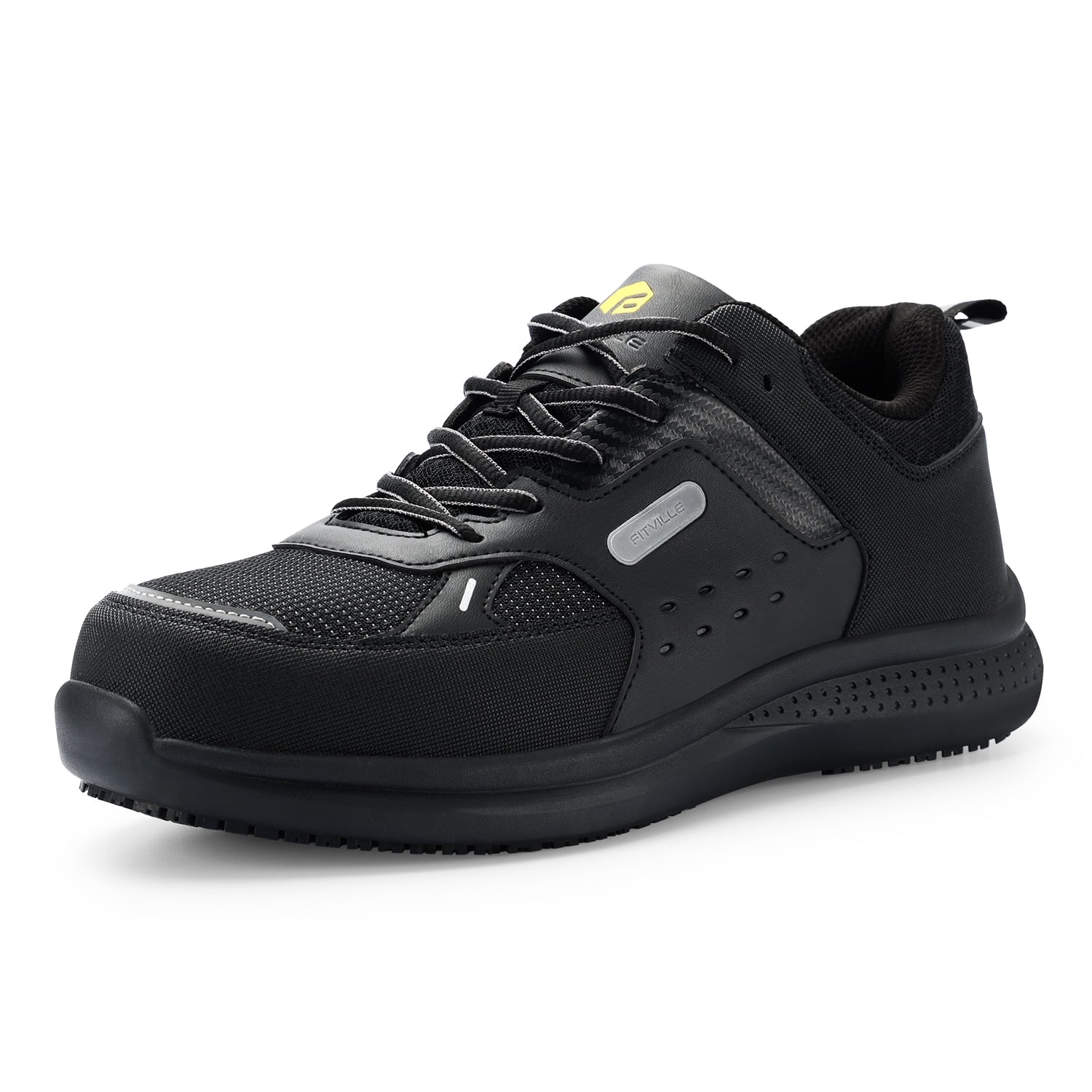 FitVille Wide Steel Toe Work Shoes for Men with Puncture Proof, 12.5 ...