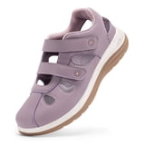 FitVille Women's Wide Sandals with Arch Support Adjustable Strap ...