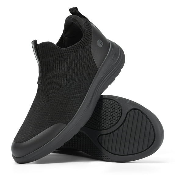 FitVille Womens Extra Wide Slip on Walking Shoes Comfortable Sneakers ...