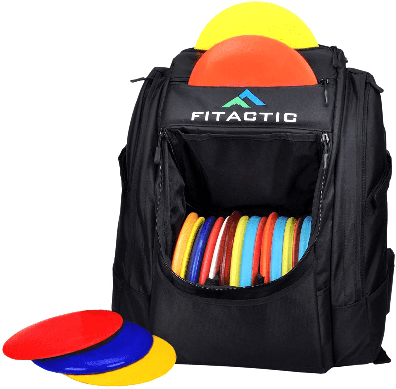 Fitactic Luxury Frisbee Disc Golf Bag Backpack (Capacity: 25-30 Discs ...