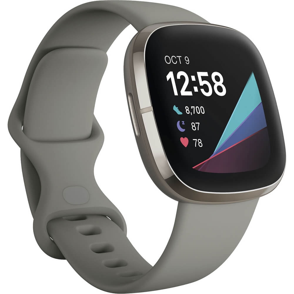 Fitbit Sense Advanced Health Smartwatch with GPS & Bluetooth - Silver ... Fitbit Sense Advanced Health Smartwatch with GPS & Bluetooth - Silver ...