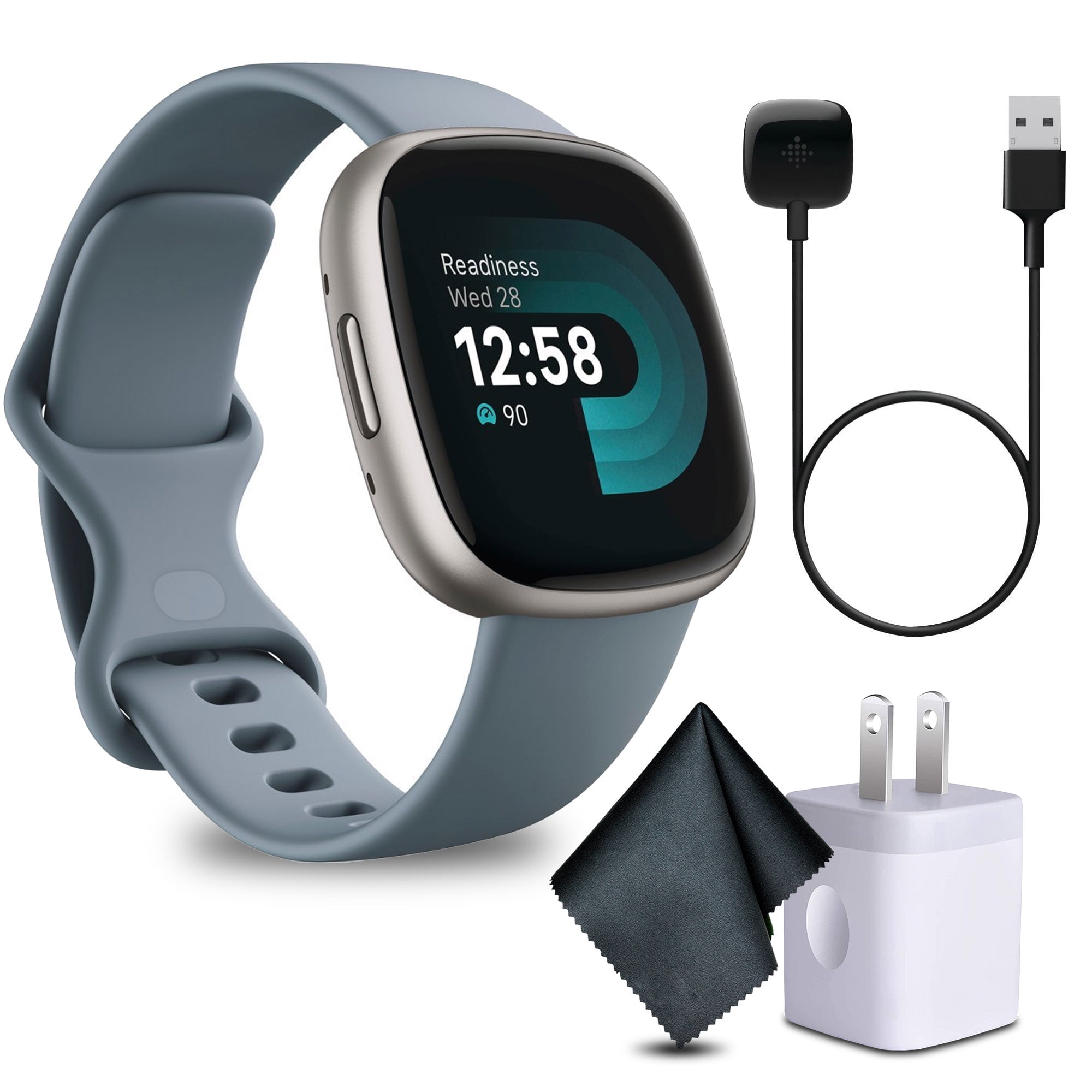 Fitbit Versa 4 Fitness Smartwatch with Daily Readiness, GPS, 24/7 Heart ...