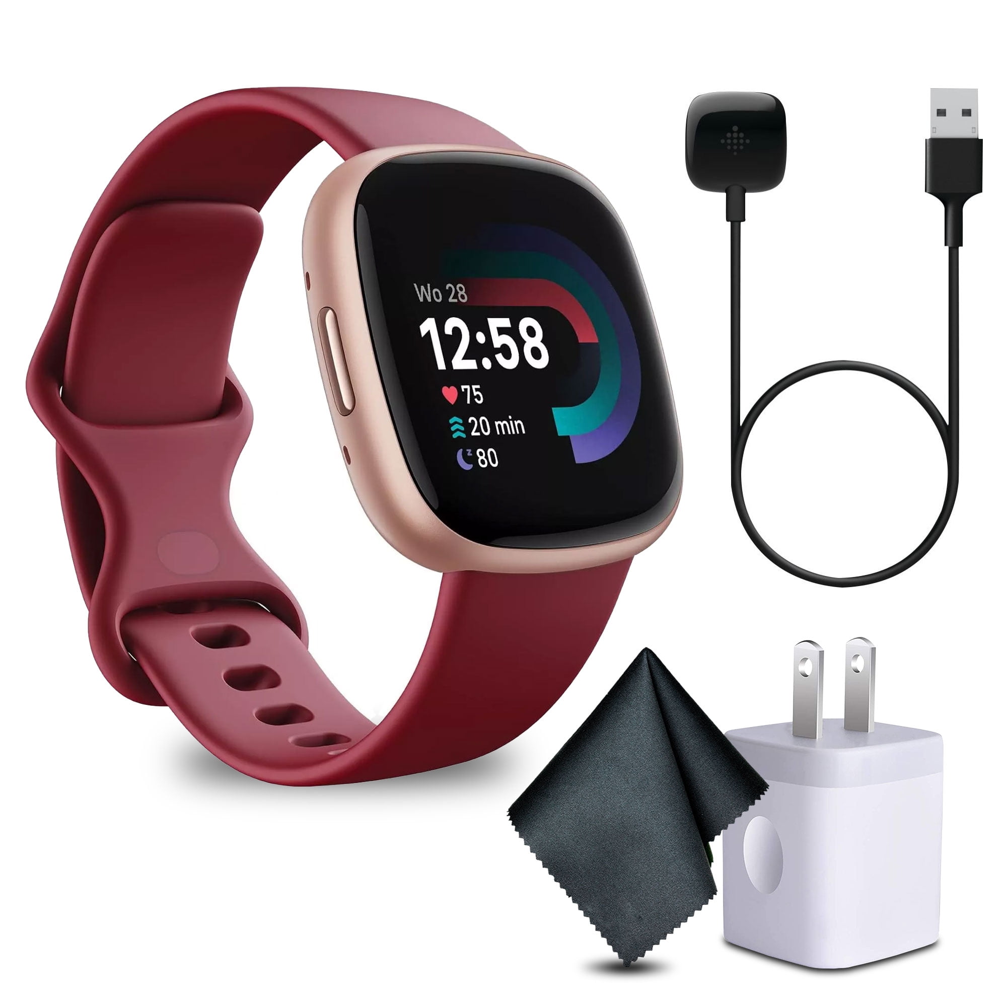 Fitbit Versa 4 Fitness Smartwatch with Daily Readiness, GPS, 40 ...