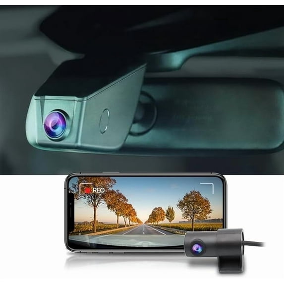 Fitcamx 2160P+Rear 1080P Dash Cam for 2015-2016 Toyota Highlander LE ...