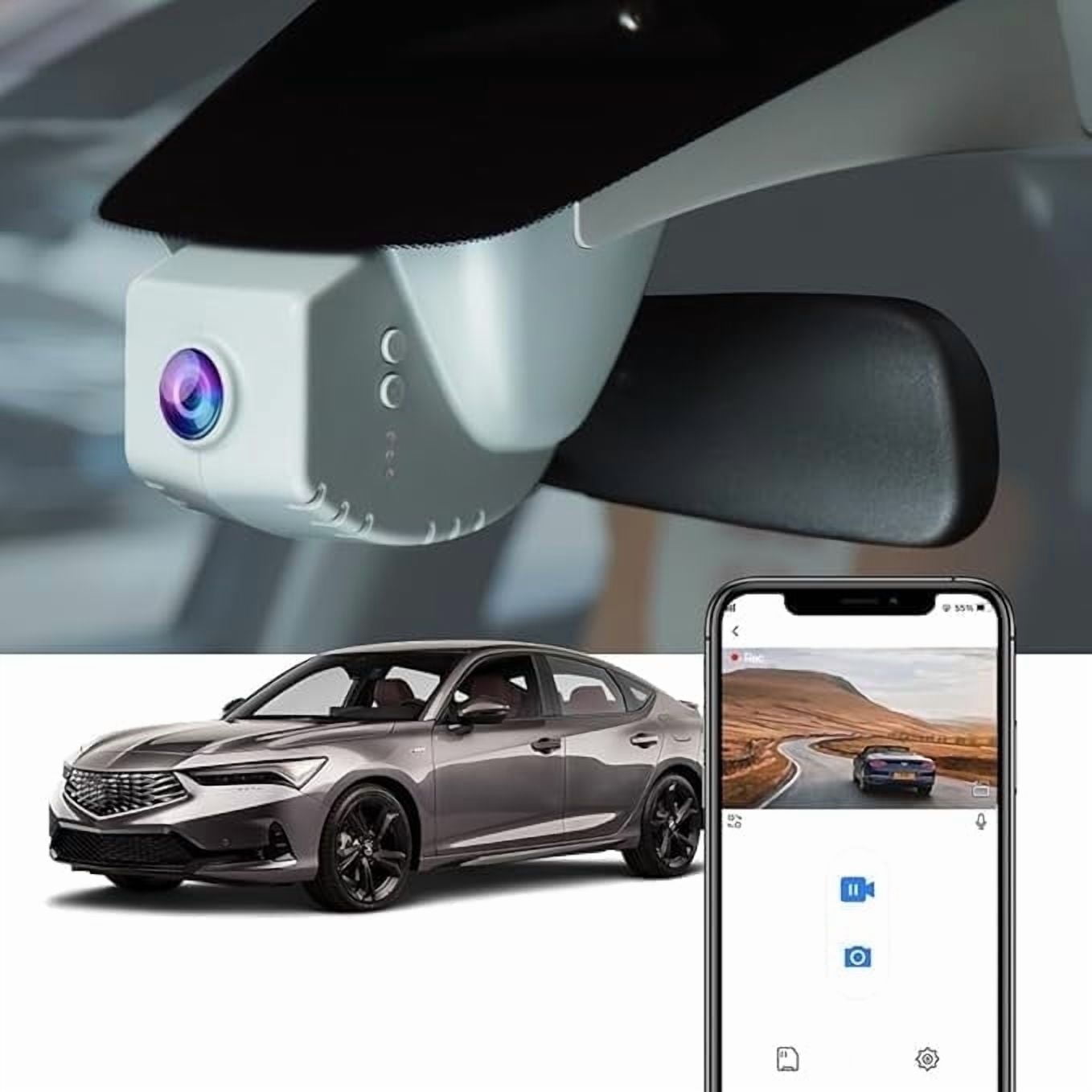 Fitcamx 4K Dash Cam Compatible with Acura Integra 2023 2024 2025 (Black ...