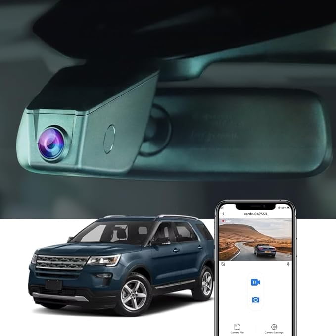 Fitcamx 4K Dash Cam Compatible with Ford Explorer 2011-2019 with Lane ...