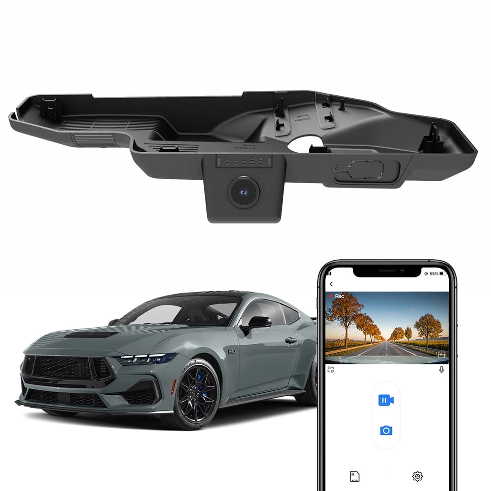 Fitcamx 4K Dash Cam Compatible with Ford Mustang 2024 2025 2026 ...
