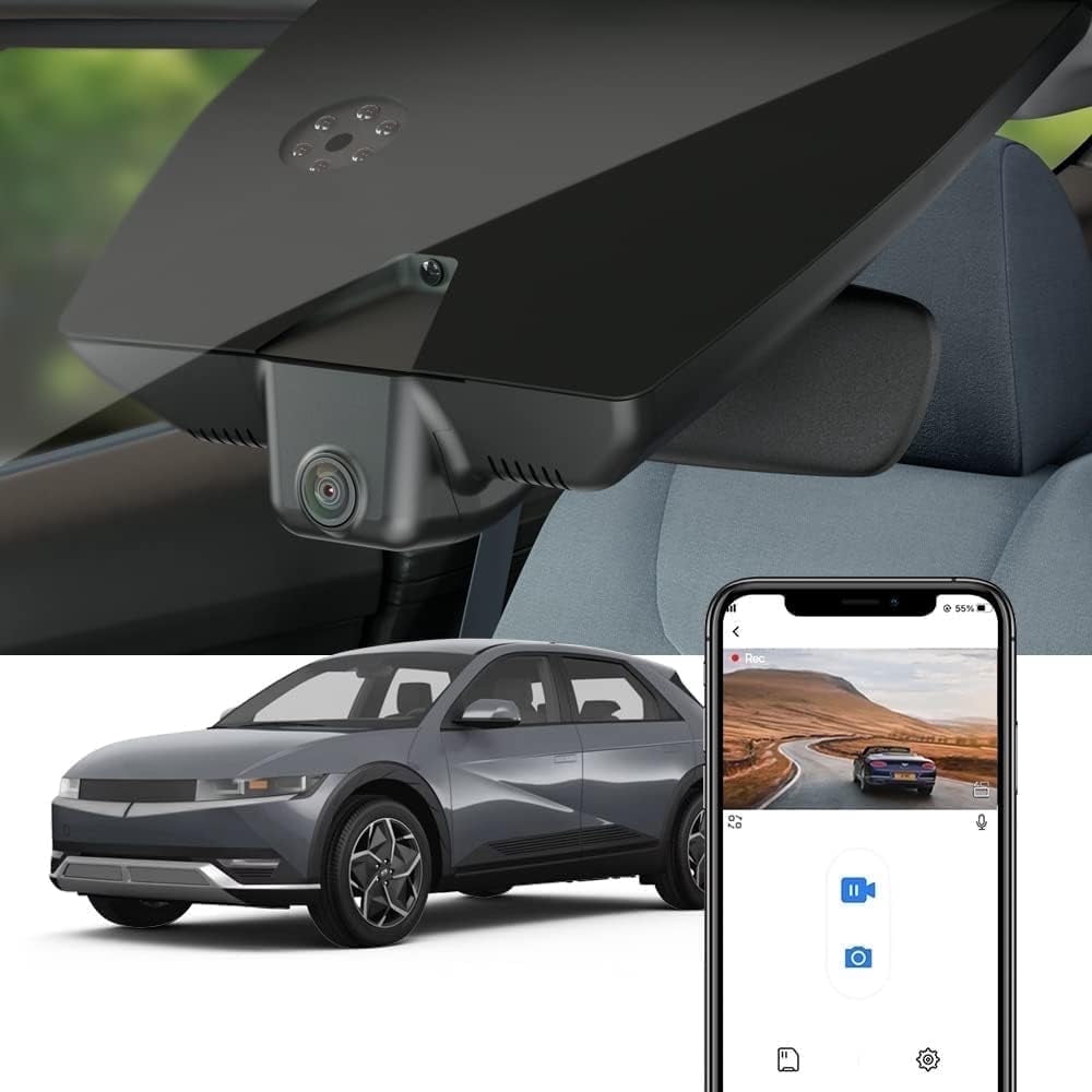 Fitcamx 4K Dash Cam Suitable for Hyundai IONIQ 5 2022-2024 (6 Vents ...