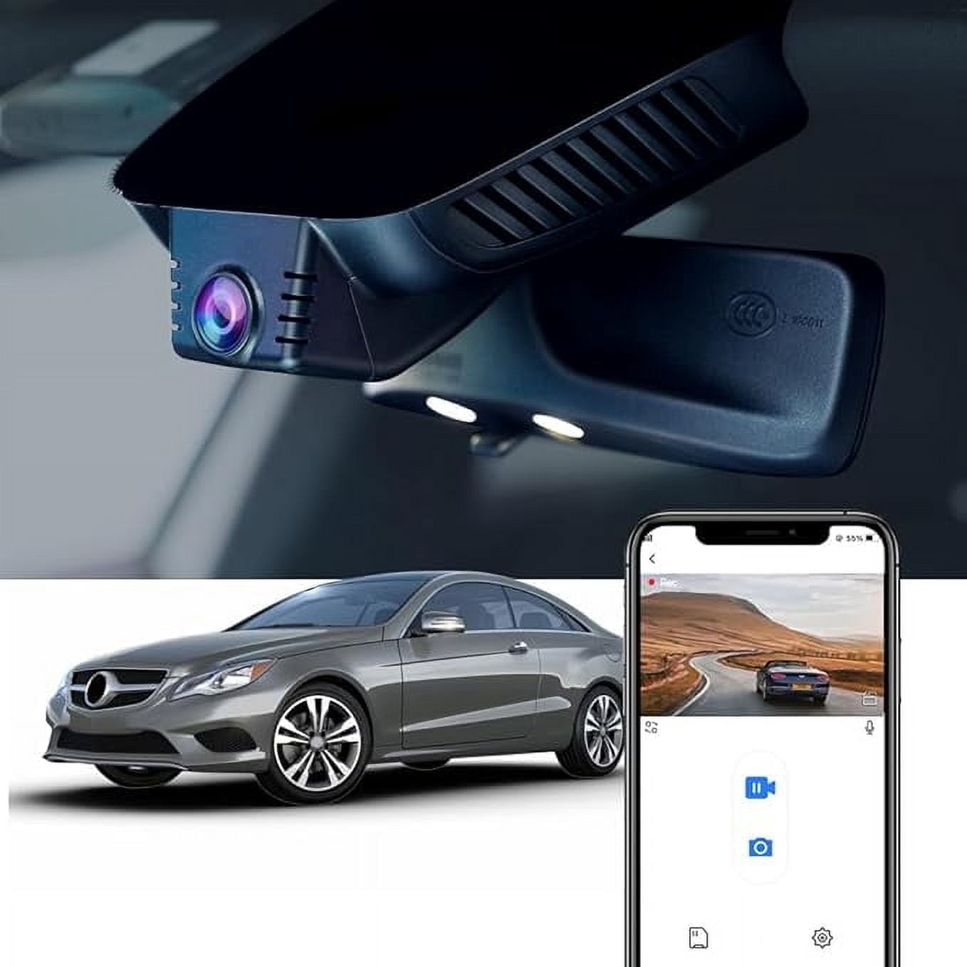 Fitcamx 4K Dash Cam Suitable for Mercedes-Benz E Class 2010-2016 E350 ...