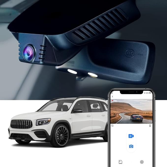 Fitcamx 4K Dash Cam Suitable for Mercedes-Benz GLB 250 & AMG GLB 35 ...