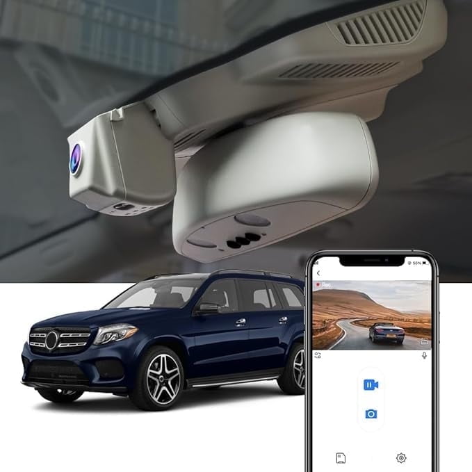 Fitcamx 4K Dash Cam Suitable for Mercedes-Benz GLE GLS 2016-2019 W166 ...