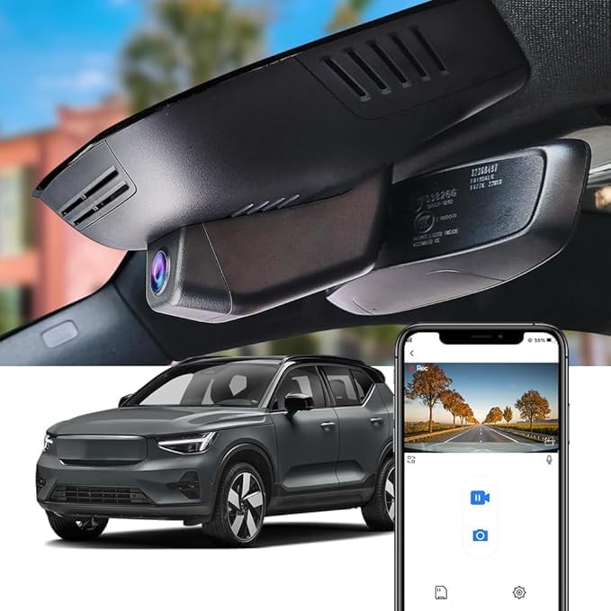 Fitcamx 4K Dash Cam Suitable for Volvo EX40 2024 2025 Core Ultra ...