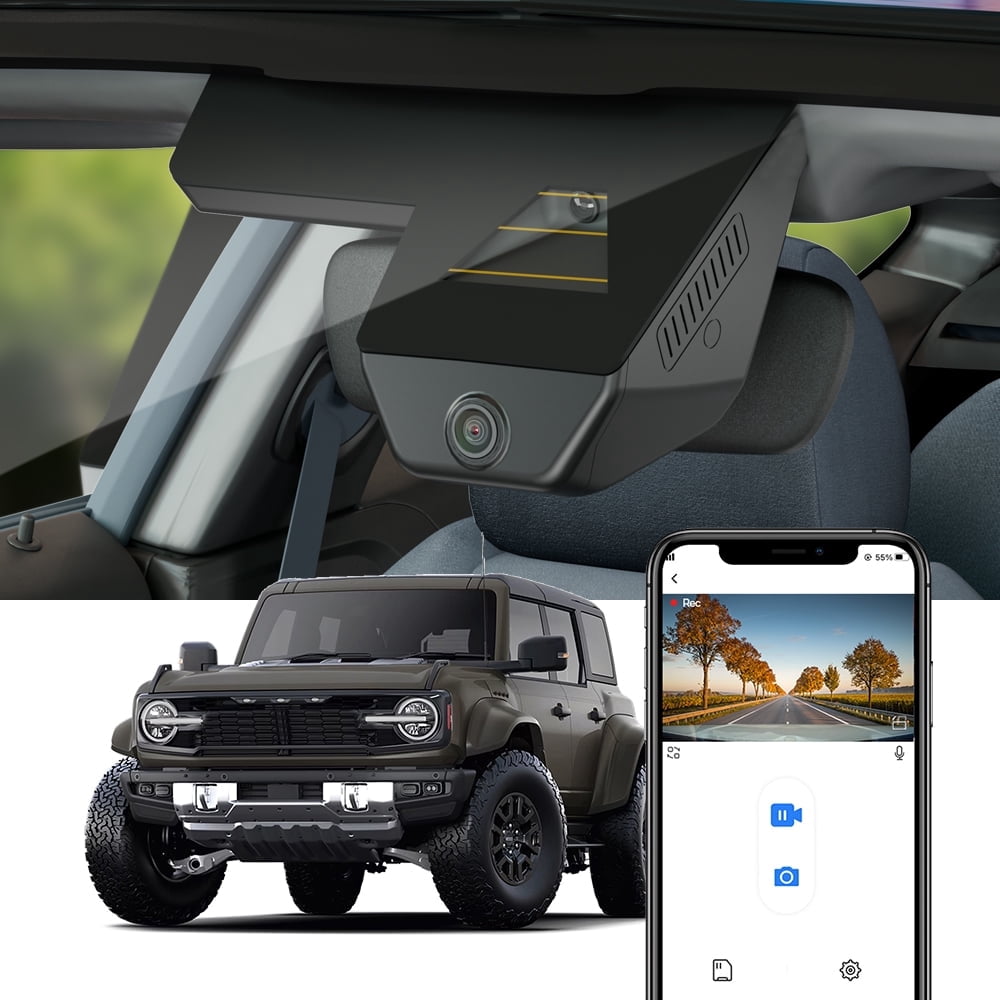 Fitcamx 4K Dash Cam Suitable for Ford Bronco 2025 2026 (HD2-D8300), OEM ...