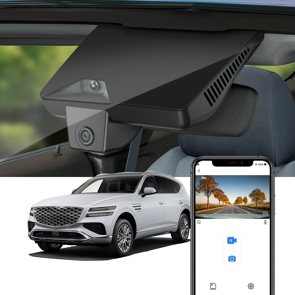 Fitcamx 4K Dash Cam Suitable for Genesis GV80 Coupe 2025-2026 (HD2 ...