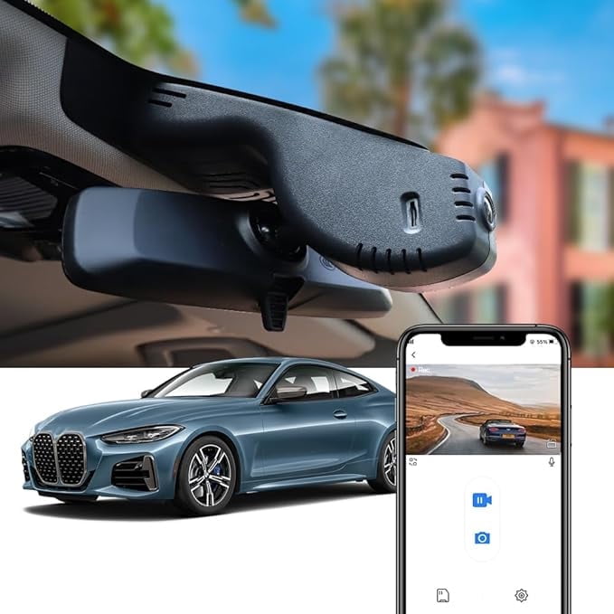 Fitcamx 4K Dash Cam for 2020-2024 BMW 4 Series M4 430i 440i M440i ...