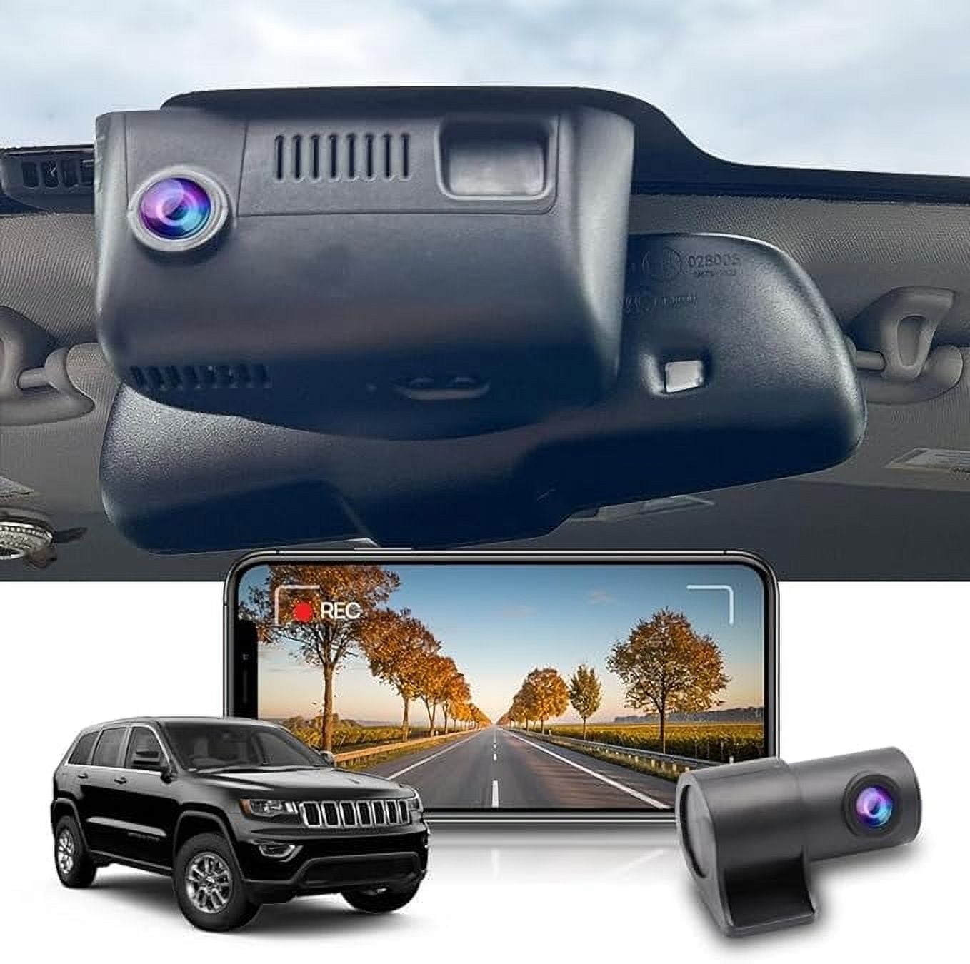 Fitcamx 4K Dual Dash Cam for 2014-2025 Jeep Grand Cherokee Summit ...