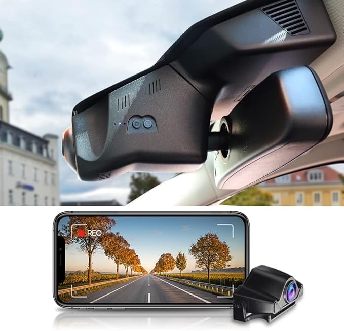 Fitcamx 4K Dual Dash Cam Adapts for Land Rover Range Rover Evoque 2020 ...