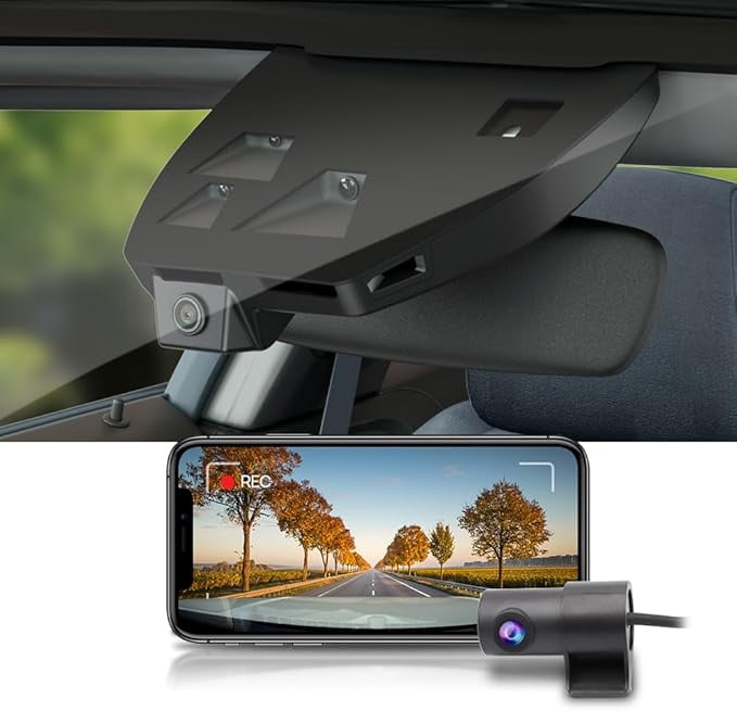 Fitcamx Dual 2160P+Rear 1080P Dash Cam Adapts for Mazda CX-9 2016-2024 ...