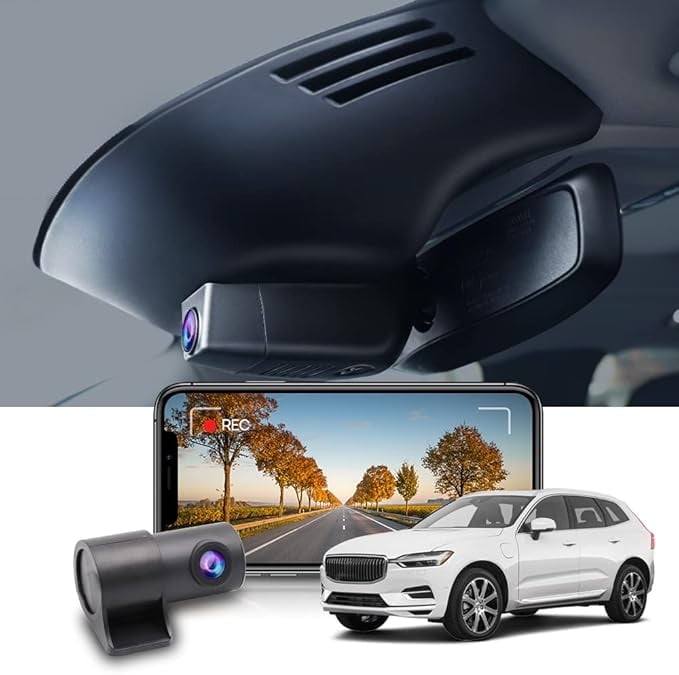 Fitcamx Front 4K+Rear 1080P Dash Cam for 2017-2021 Volvo S90 V90, 2018 ...