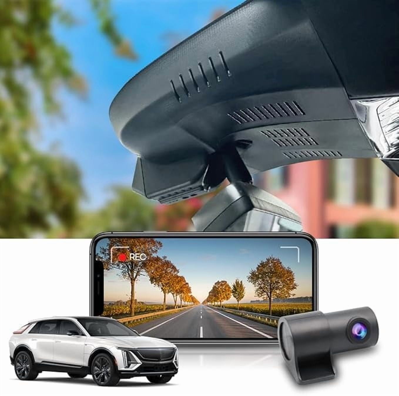 Fitcamx Front 4K+Rear 1080P Dash Cam Adapts for Cadillac Lyriq 2023 ...