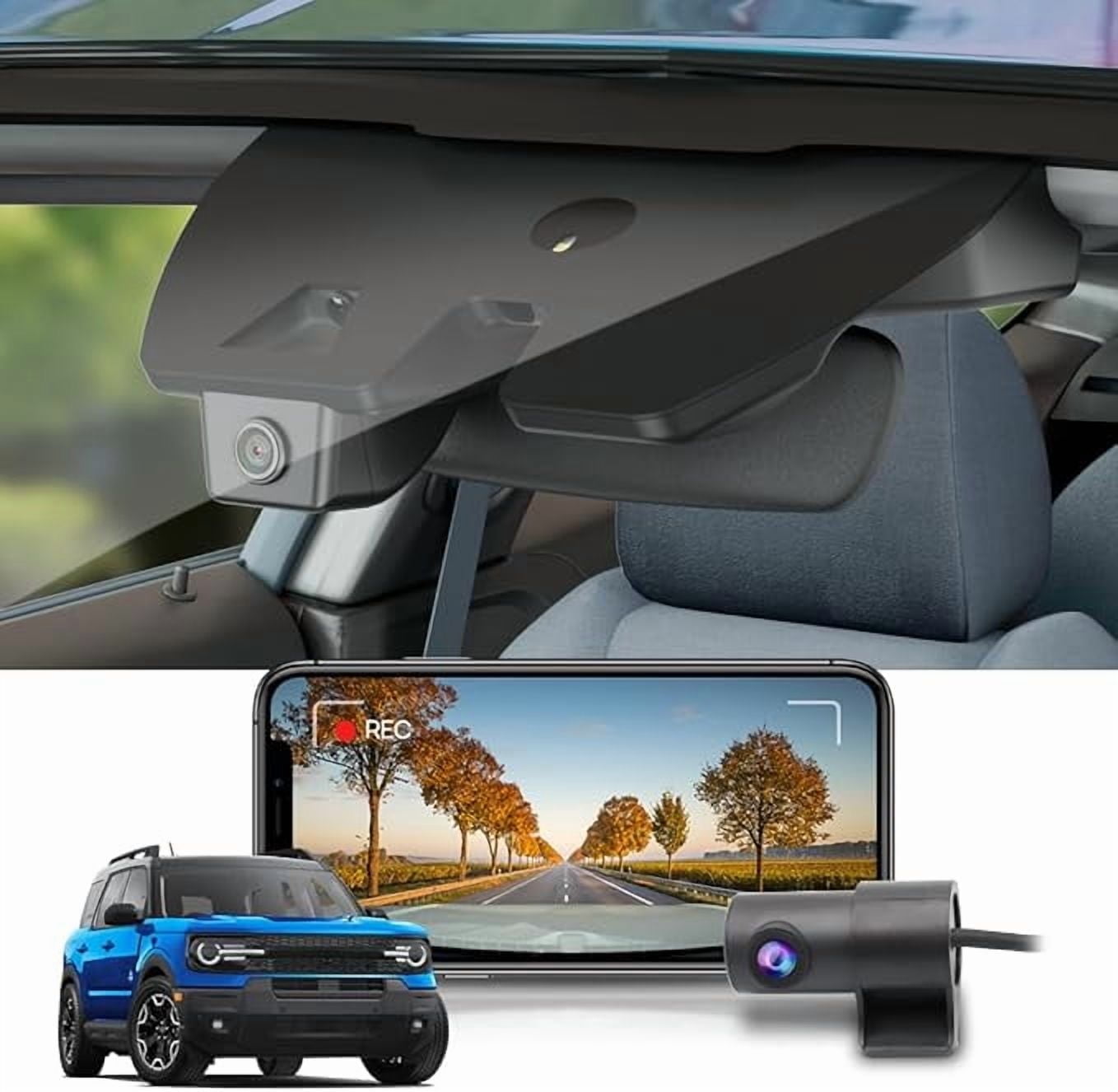 Fitcamx Front 4K+Rear 1080P Dash Cam Adapts for Ford Bronco Sport 2021 ...