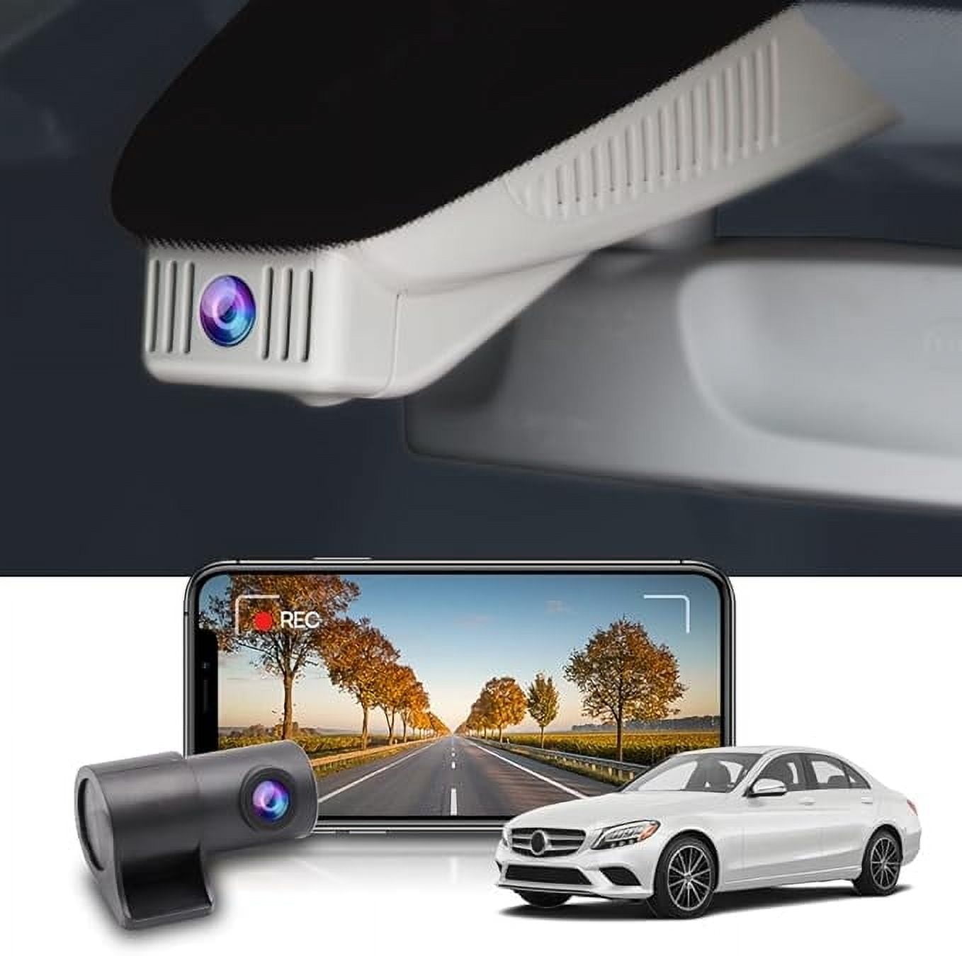 Fitcamx Front 4K and Rear 1080P Dash Cam Adapts for Mercedes-Benz GLC ...