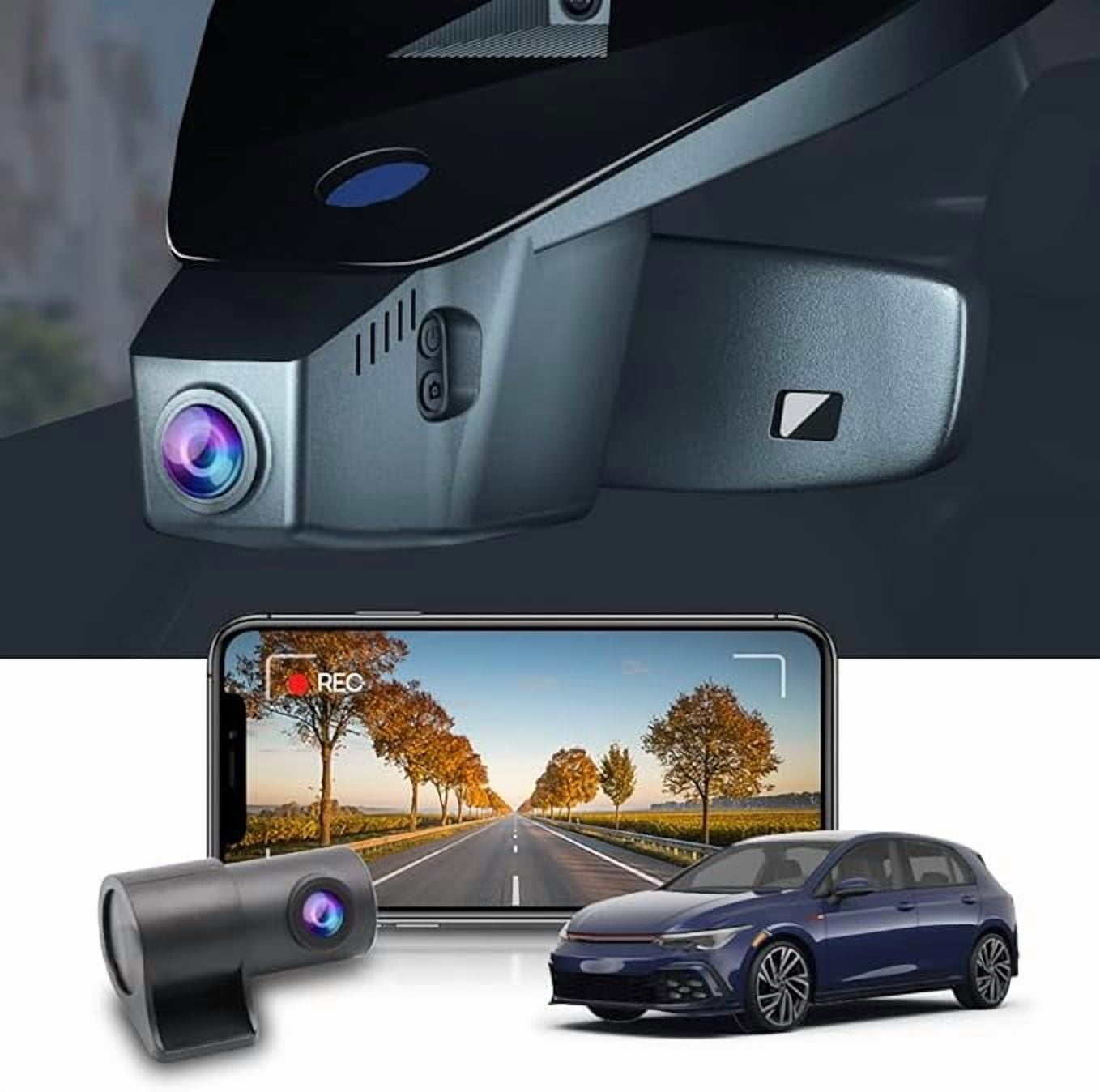 Fitcamx Front 4K Rear 1080P Dash Cam Adapts for VW Golf GTI R S Sport ...