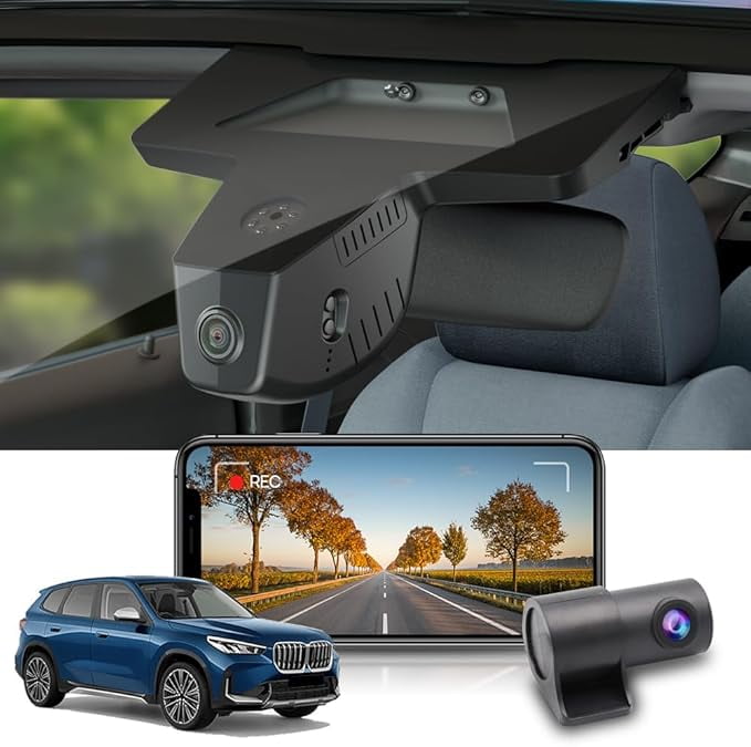 Fitcamx Front 4K+Rear 1080P Dash Cam Suitable for 2023 2024 BMW X1 ...