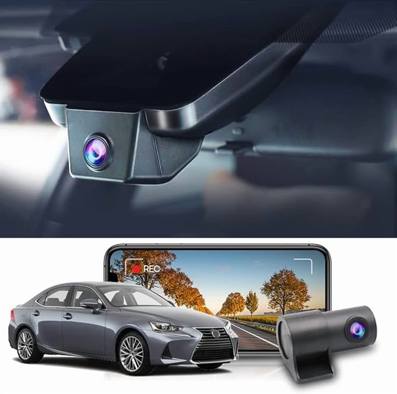 Fitcamx Front 4K+Rear 1080P Dash Cam Suitable for Lexus is 2017-2025 ...