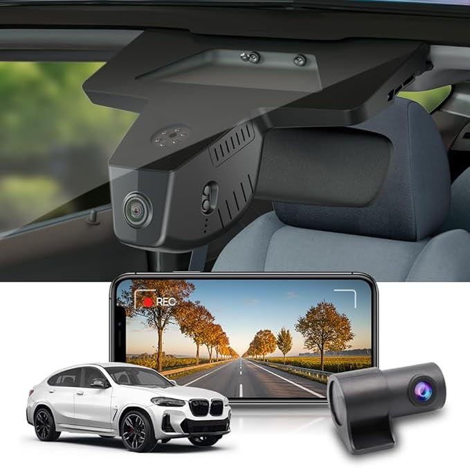 Fitcamx Front 4K+Rear 1080P Dash Cam for 2019-2025 BMW X4 M40i ...