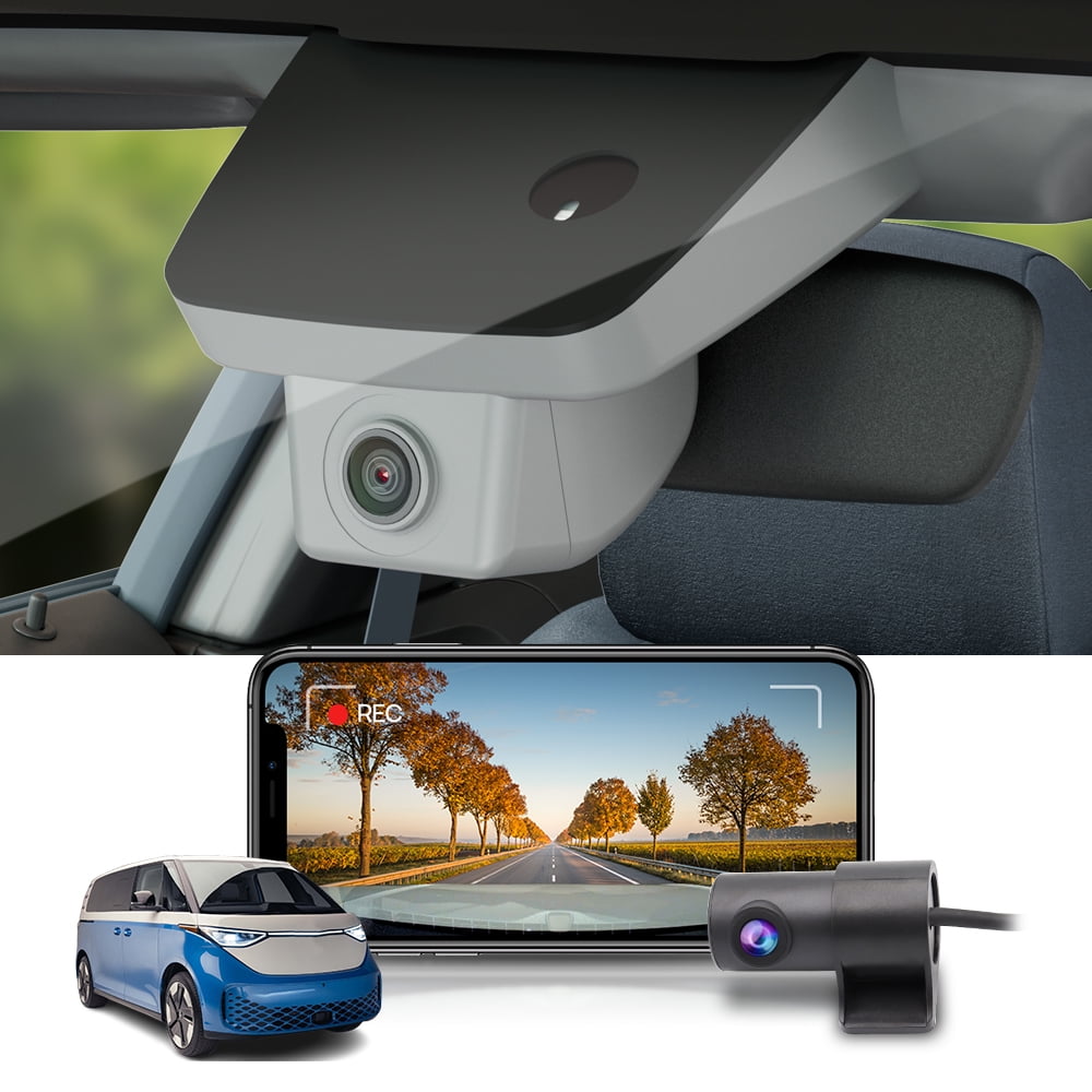Fitcamx Front 4K and Rear 1080P Dash Cam for Volkswagen VW ID. Buzz ...