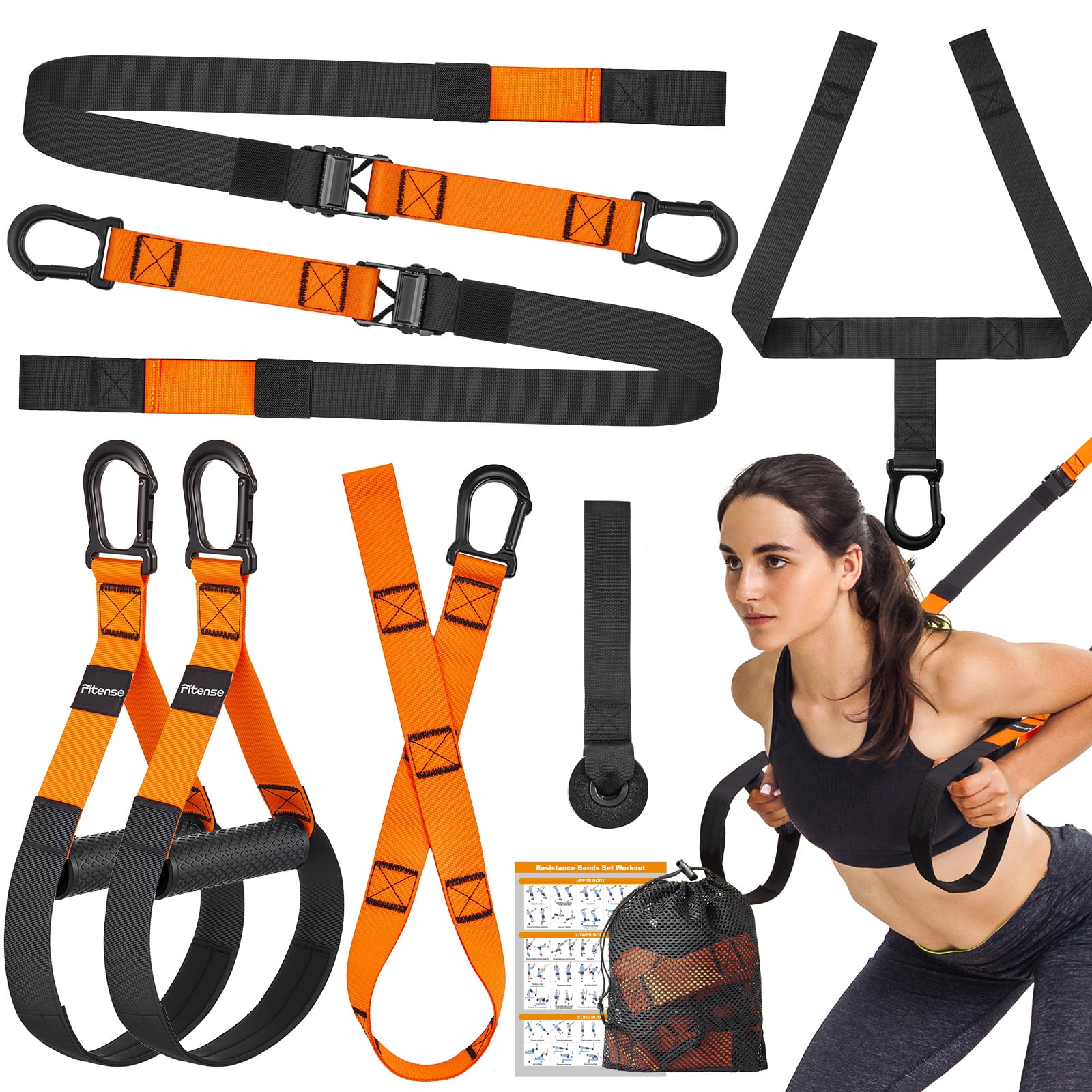 Zacro Resistance Training Kit, Adjustable Fitness Straps Trainer for ...