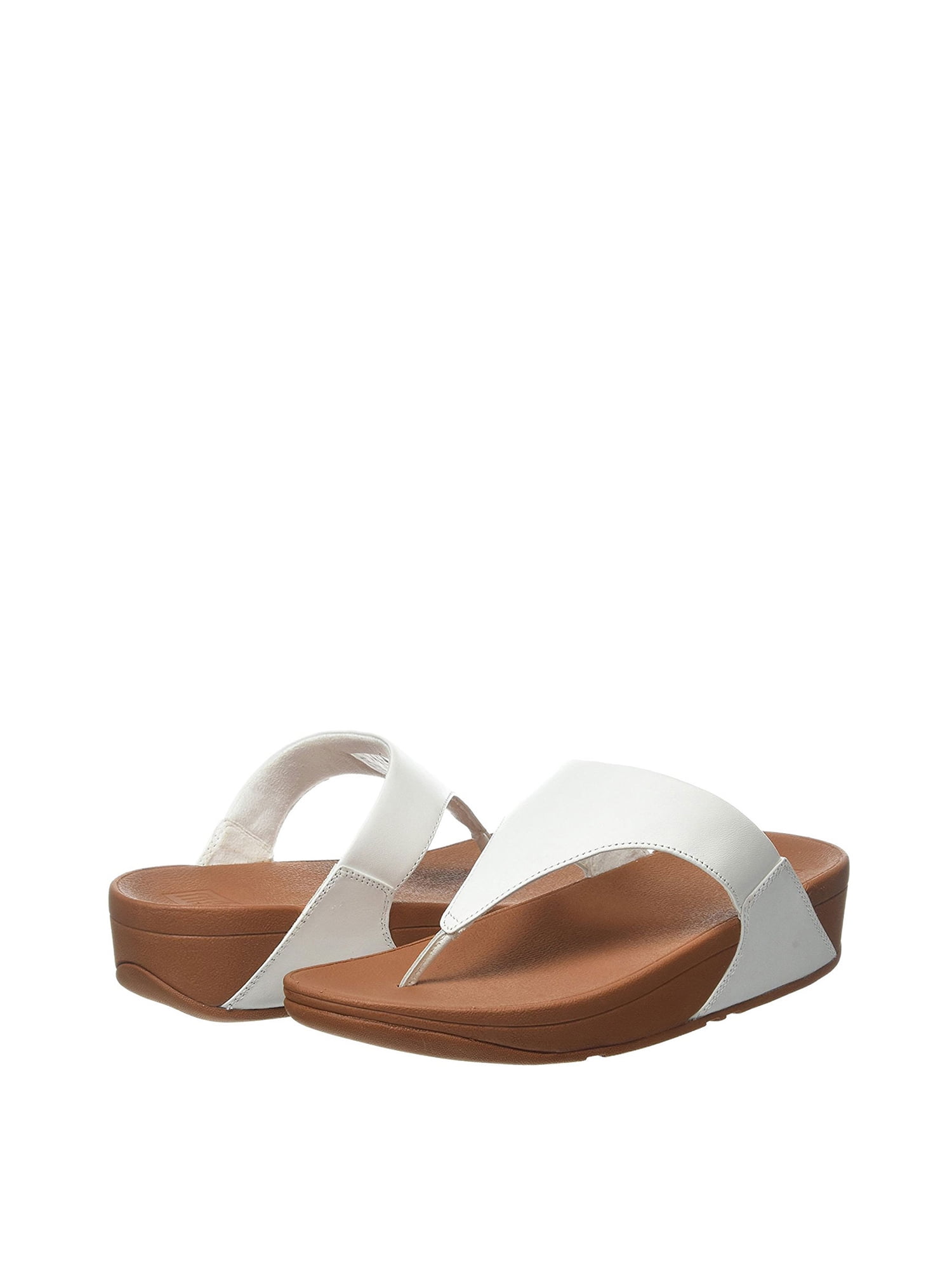 FitFlop Womens Lulu Toe Post Leather Flip-Flop Sandal - Walmart.com