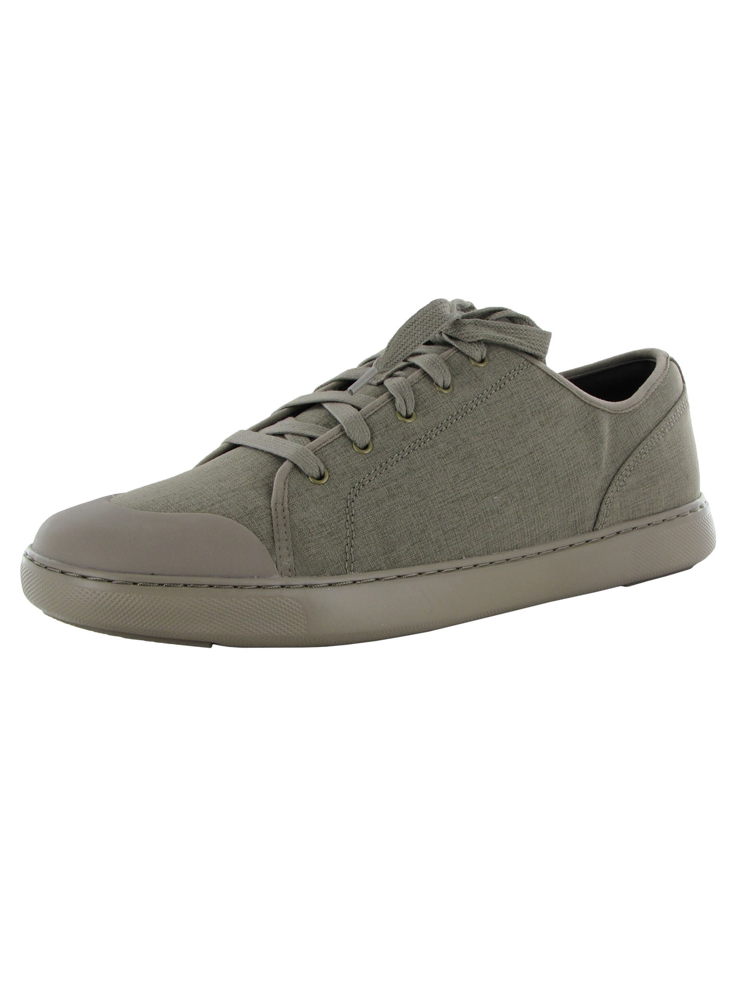 Fitflop Mens Christophe Soft Canvas Toe Cap Sneaker Shoes, Timberwolf ...