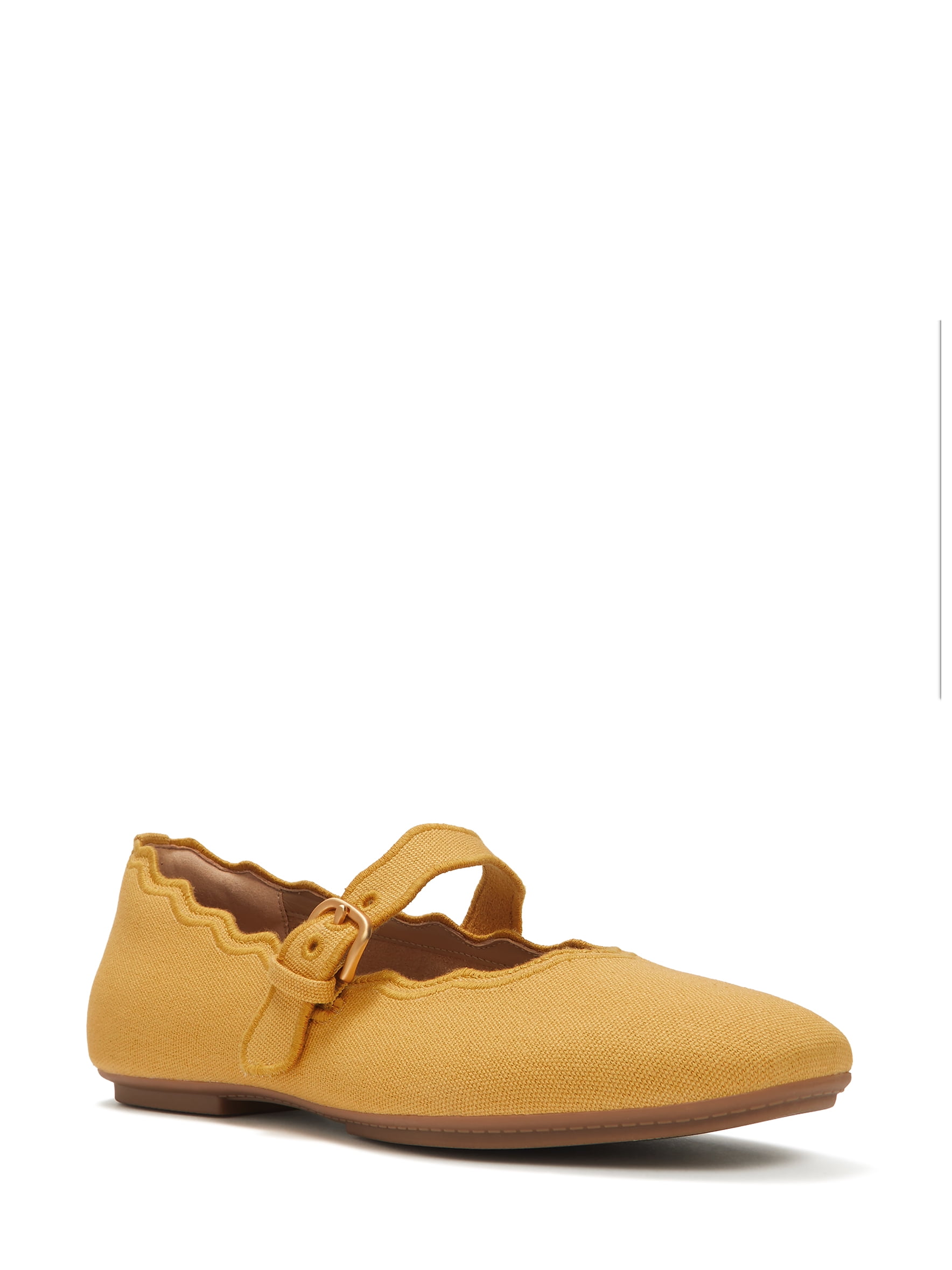 Fitflop Women's Delicato Wave-Edge Canvas Mary Jane Flats - Walmart.com