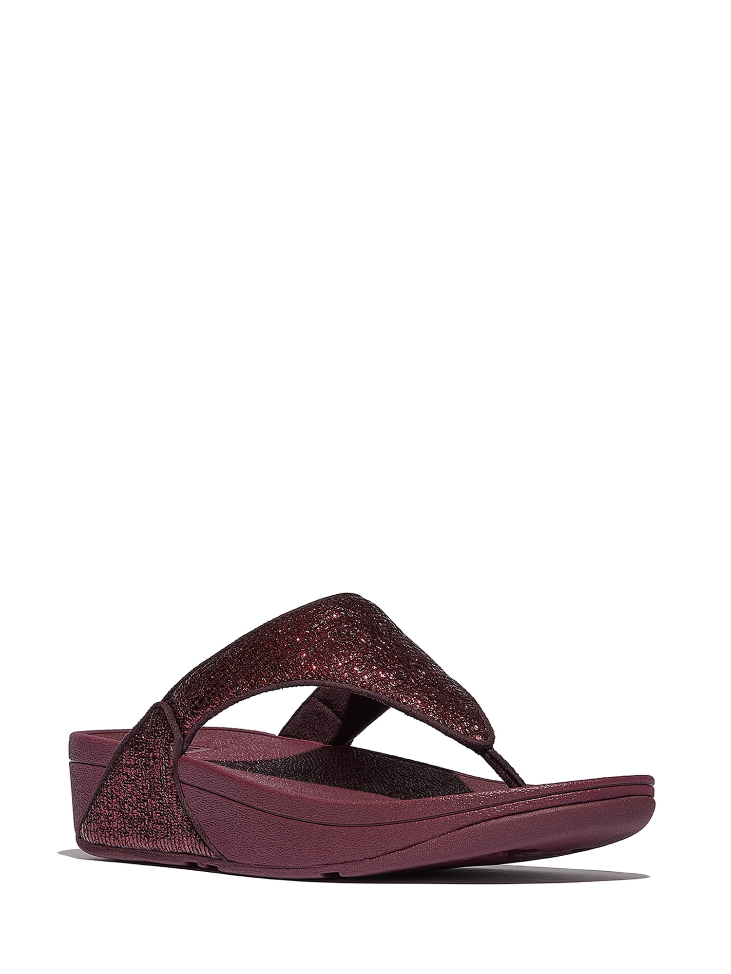 Fitflop Women's Lulu Crinkled-Shimmer Toe-Post Sandals - Walmart.com
