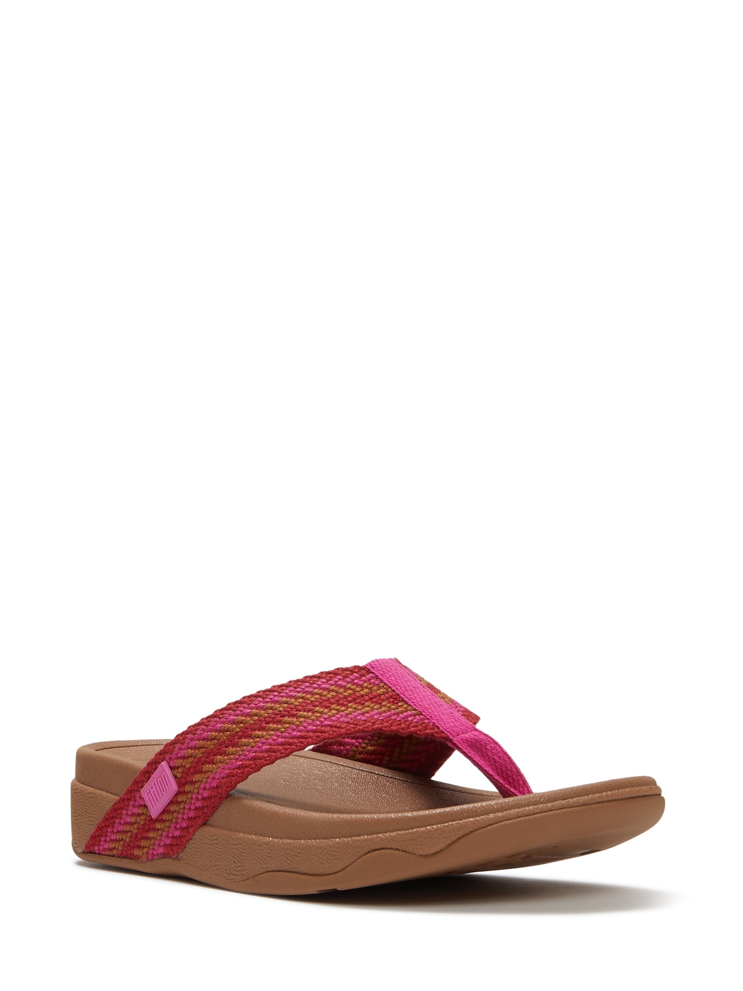 Fitflop Women's Surfa Stripe-Webbing Toe-Post Sandals - Walmart.com