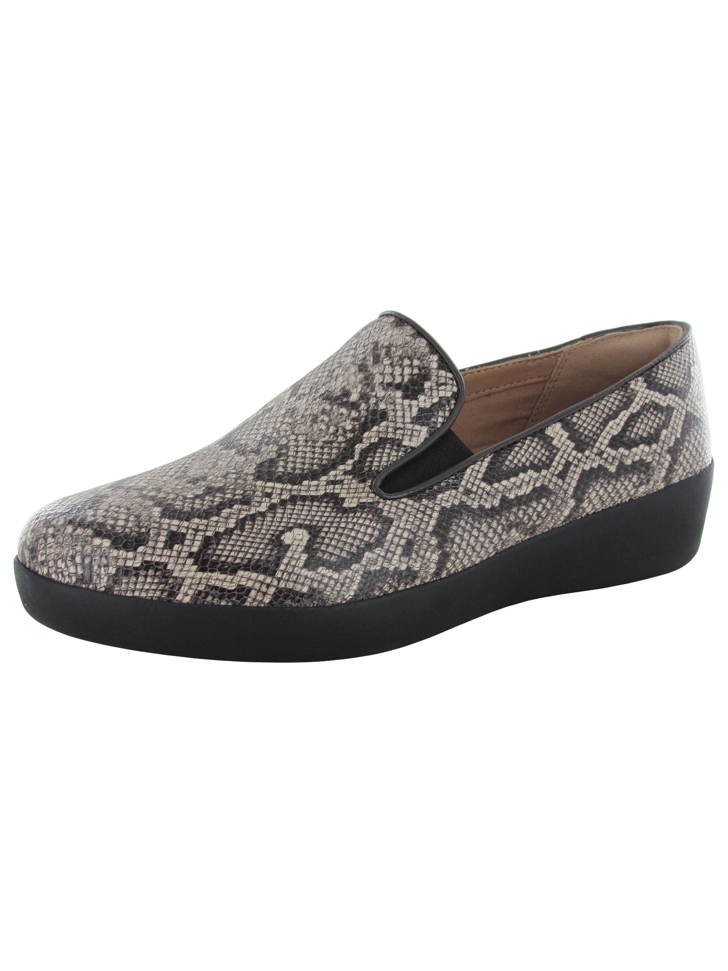 Fitflop Womens Superskate Slip On Loafer Shoes, Taupe Snake, US 7.5 ...